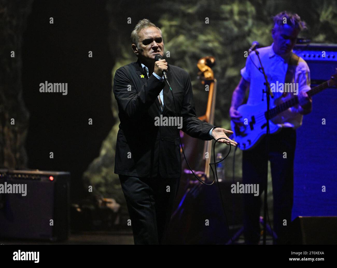 Hollywood FL, USA. 08th Oct, 2023. Morrissey performs during his 40 ...