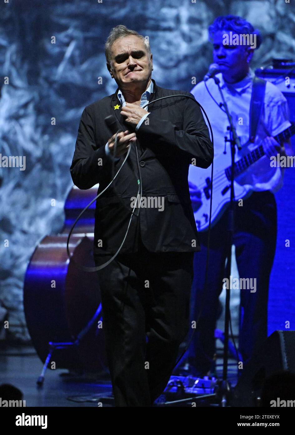 Hollywood FL, USA. 08th Oct, 2023. Morrissey performs during his 40 ...