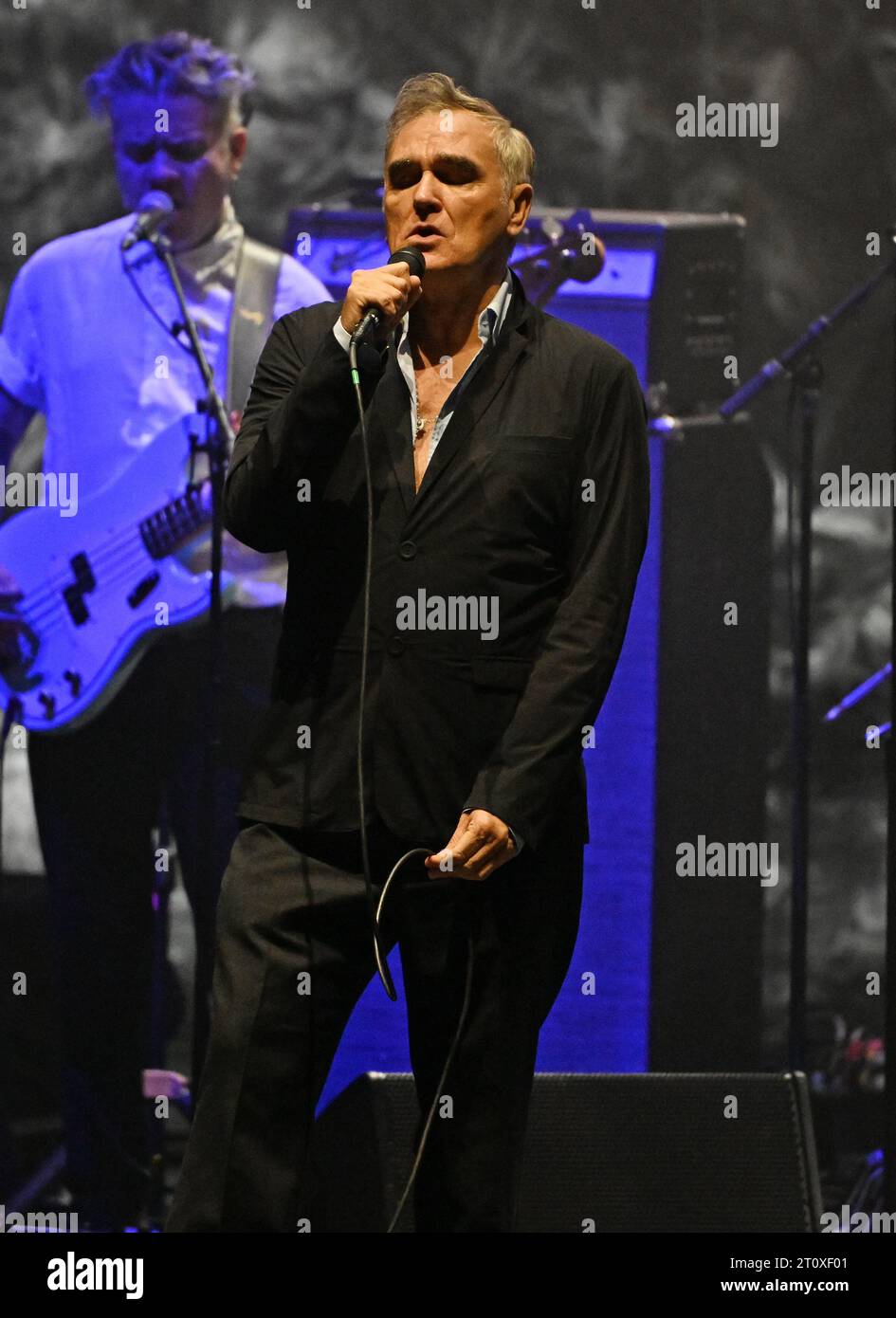 Hollywood FL, USA. 08th Oct, 2023. Morrissey performs during his 40 ...