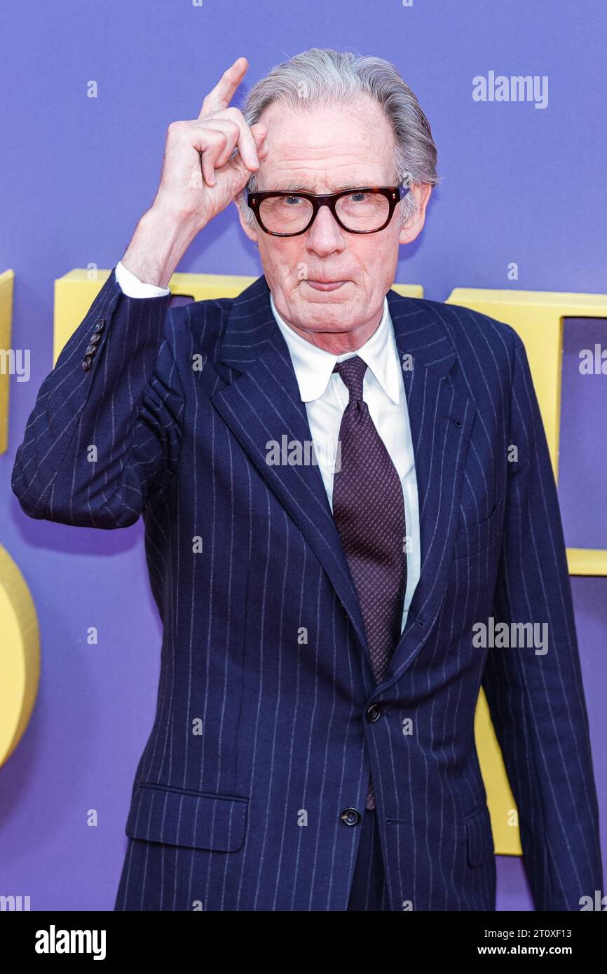 London, UK. 09th Oct, 2023. Bill Nighy, British actor. Red carpet ...