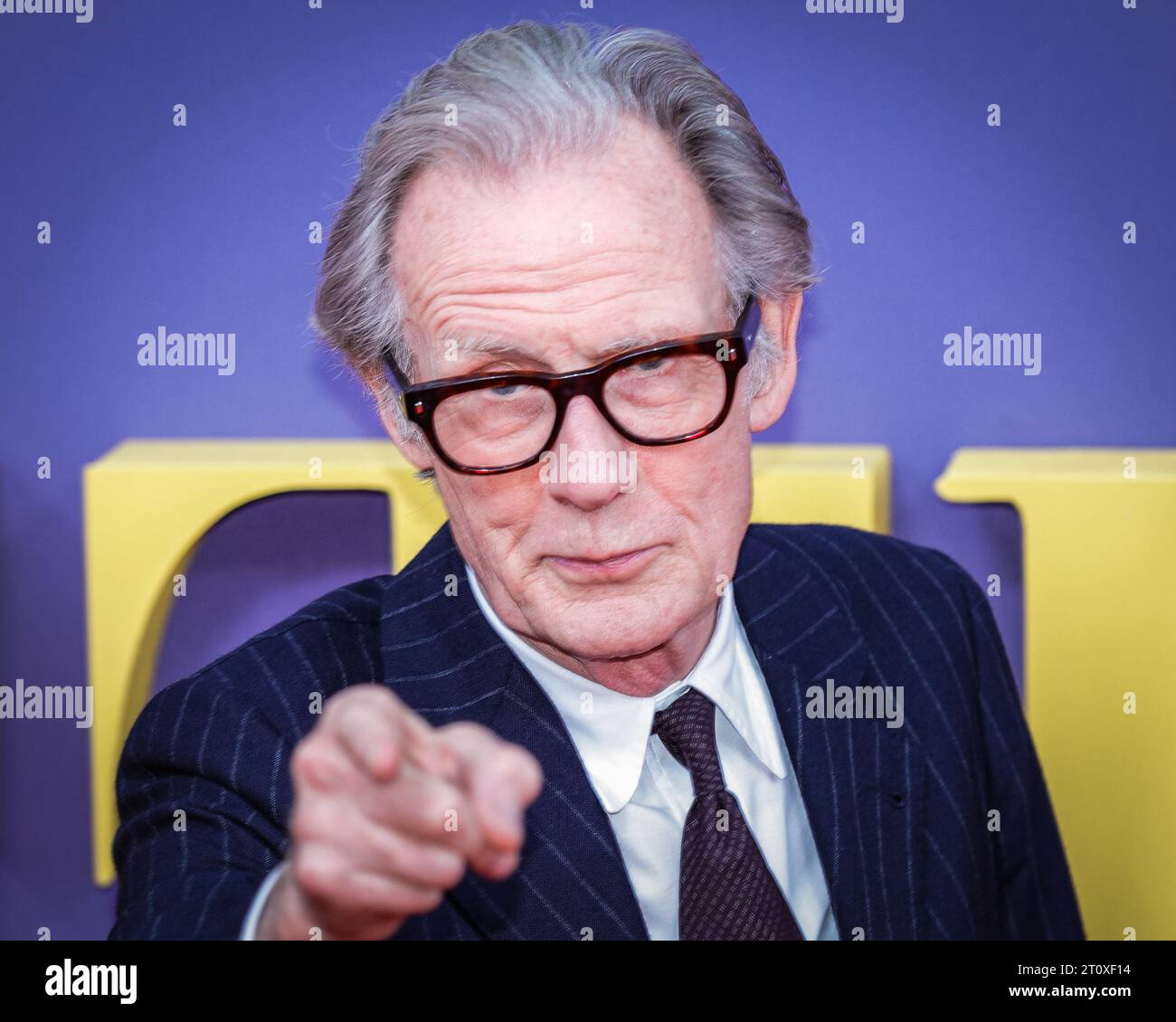 London, UK. 09th Oct, 2023. Bill Nighy, British actor. Red carpet ...