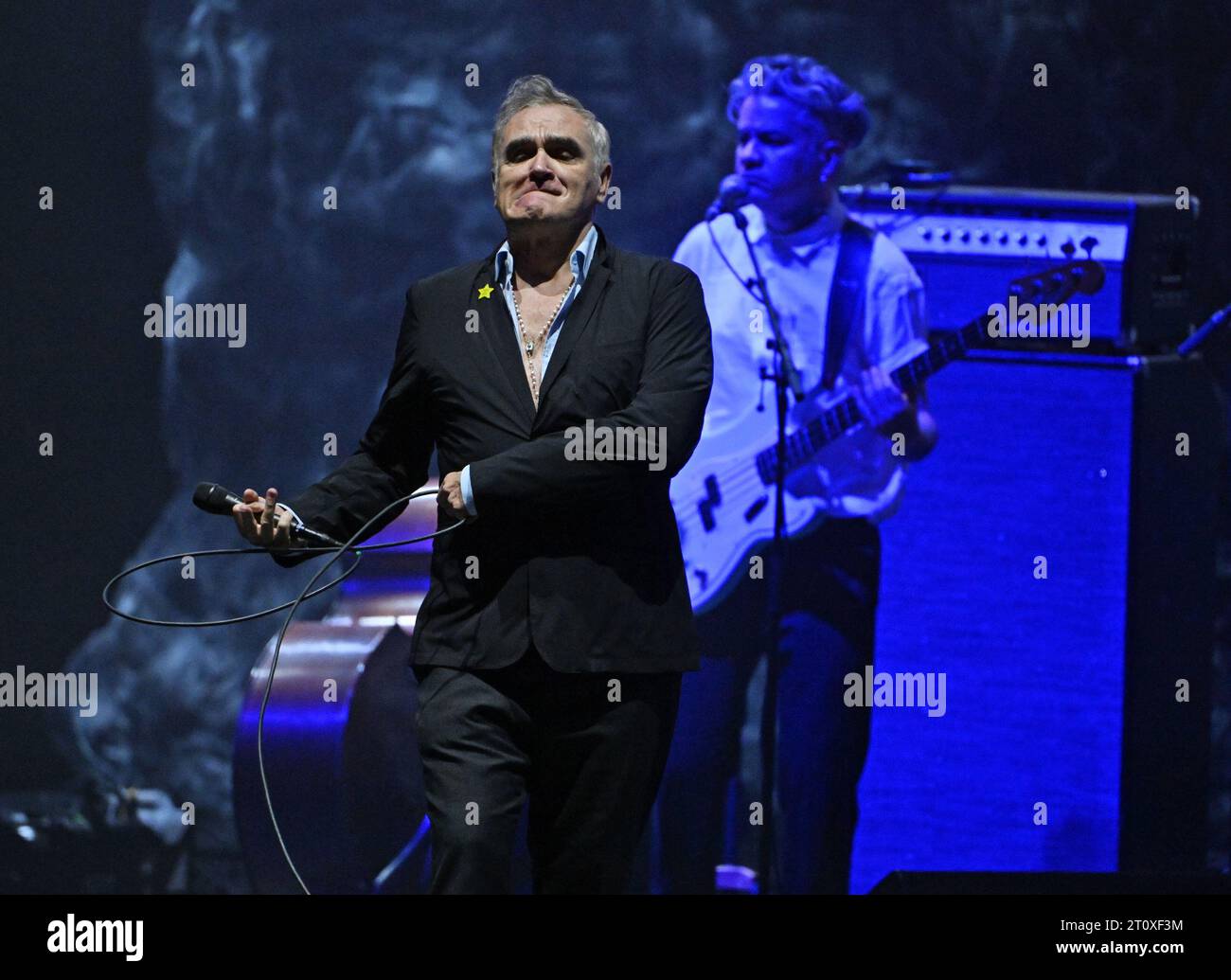 Hollywood FL, USA. 08th Oct, 2023. Morrissey performs during his 40 ...