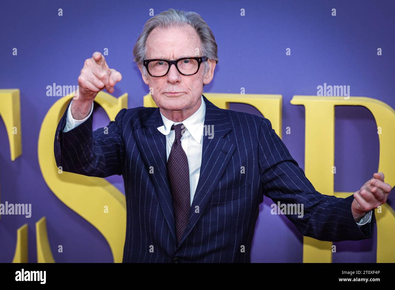 London, UK. 09th Oct, 2023. Bill Nighy, British actor. Red carpet ...