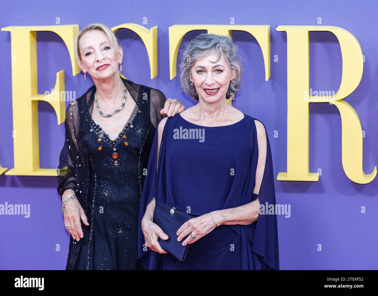 London, UK. 09th Oct, 2023. Jamie Bernstein and Nina Bernstein Simmons ...