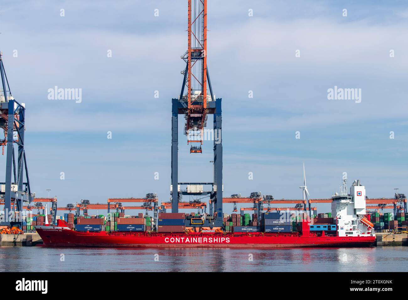 Containerschiffzeichnung
