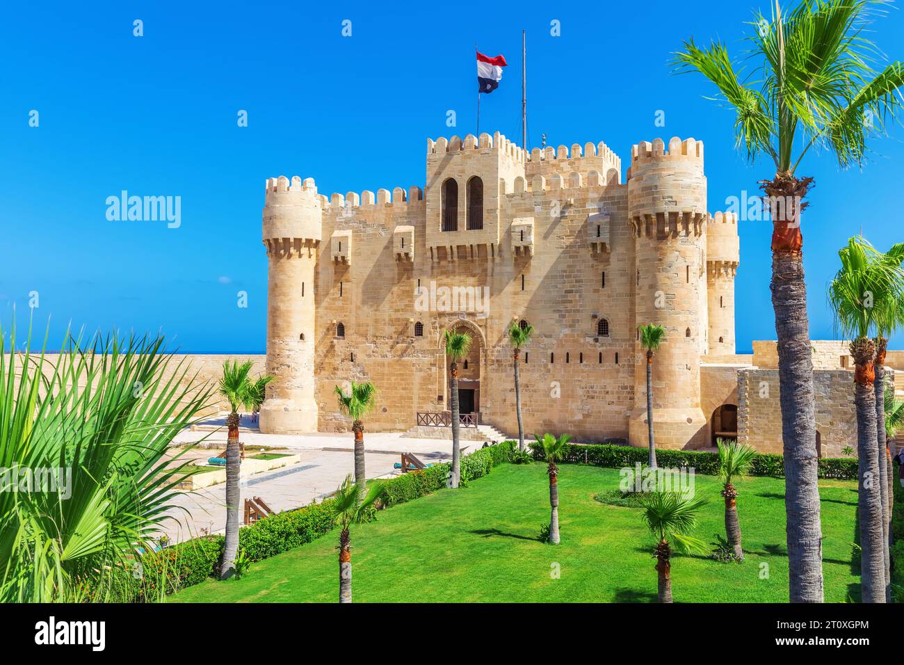 Fort of Qaitbay, fortress built on the place of famous Lighthouse if ...