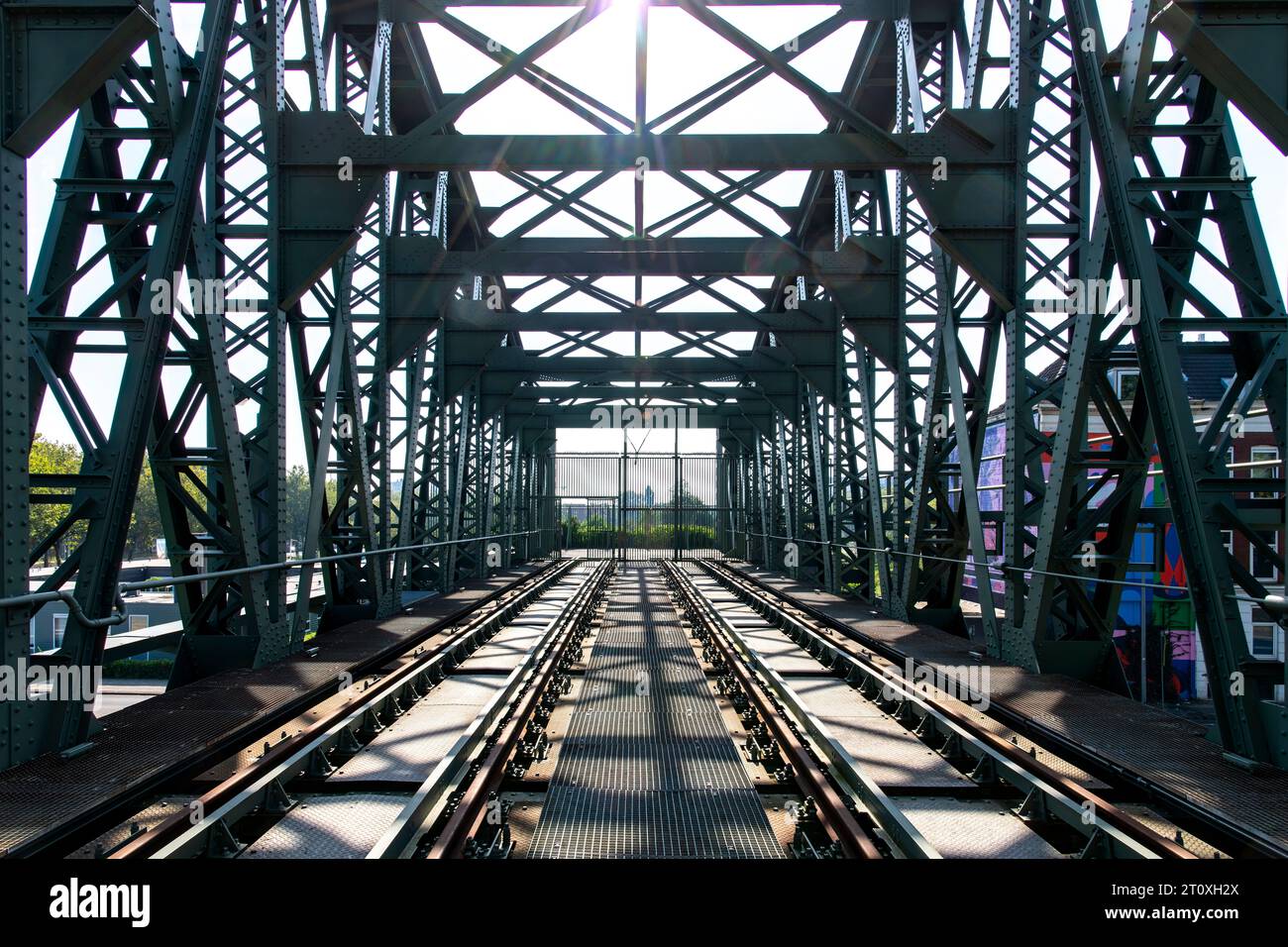 Rotterdam, the Netherlands-September 10, 2023; Old railroad tracks of ...