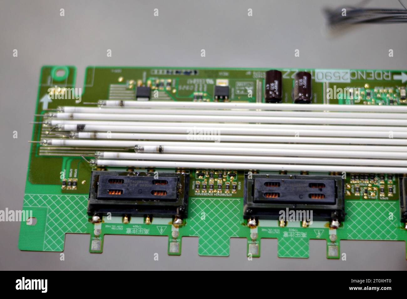 Cairo, Egypt, October 3 2023: maintenance of LCD TV Television ...