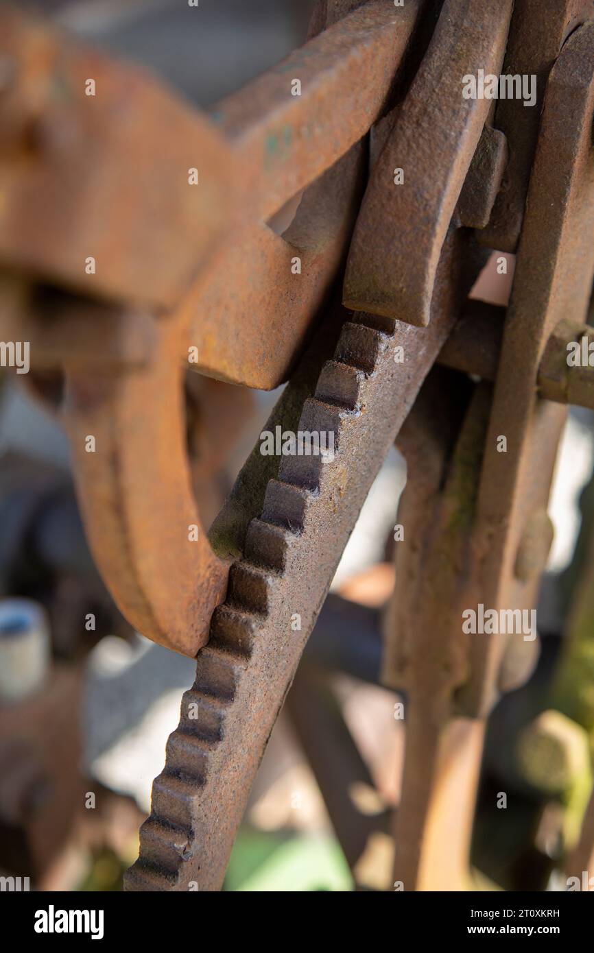 Old cogwheel hi-res stock photography and images - Alamy