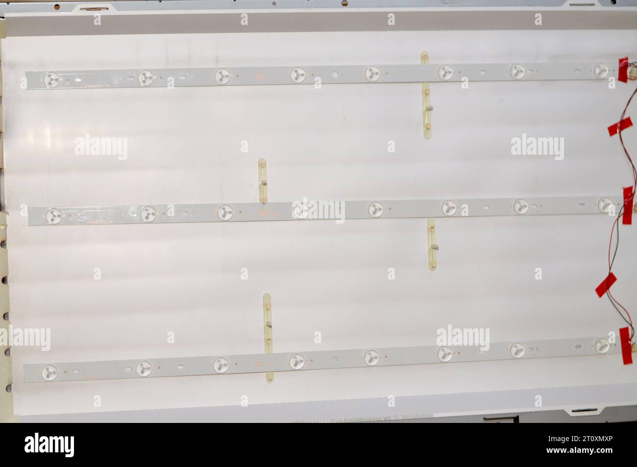 Installing Led light strips as a backlight for a TV television device ...