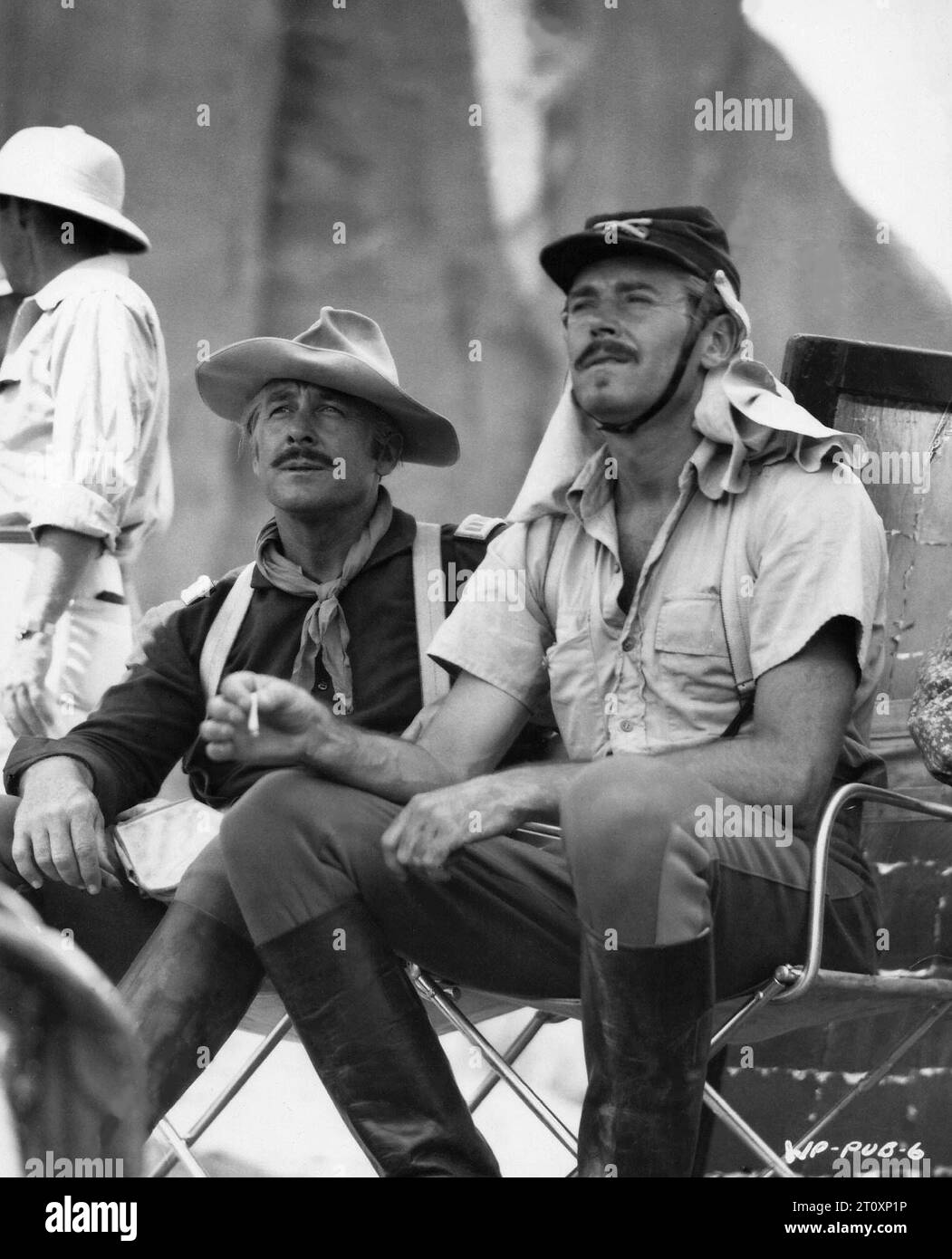 GEORGE O'BRIEN and HENRY FONDA Candid On Set Photo during the making of ...