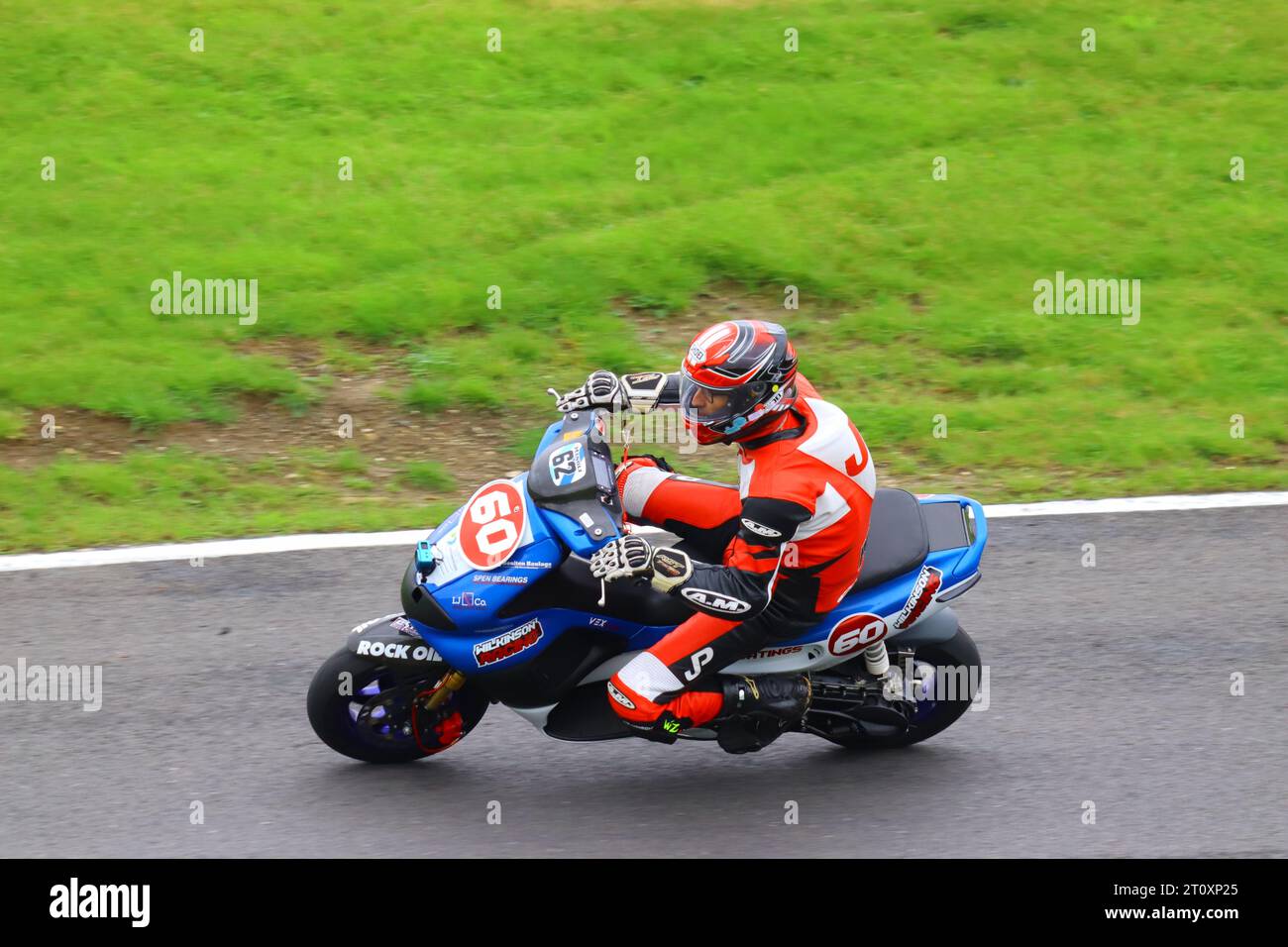 Vintage motorbike racing Stock Photo - Alamy