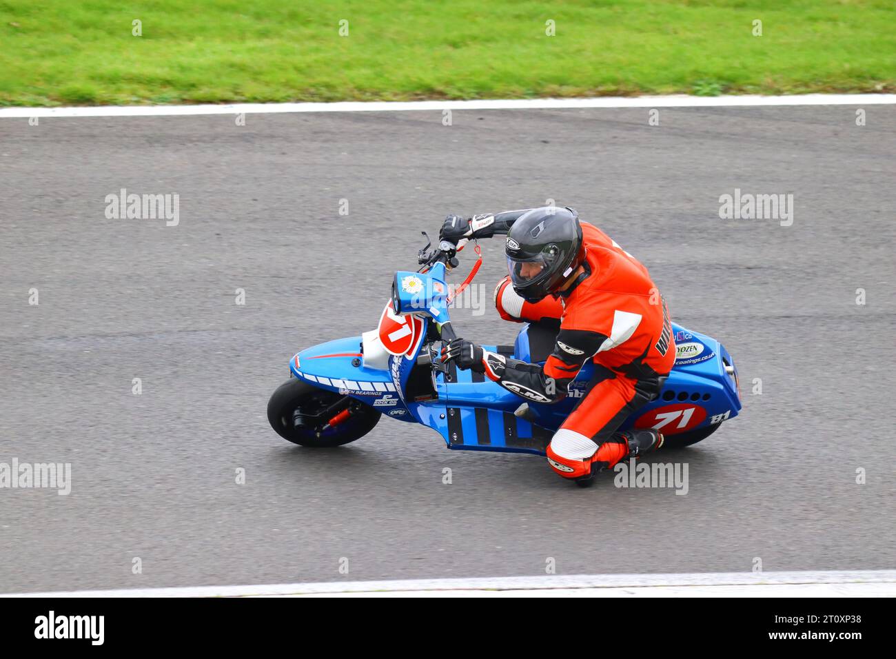 Vintage motorbike racing Stock Photo - Alamy