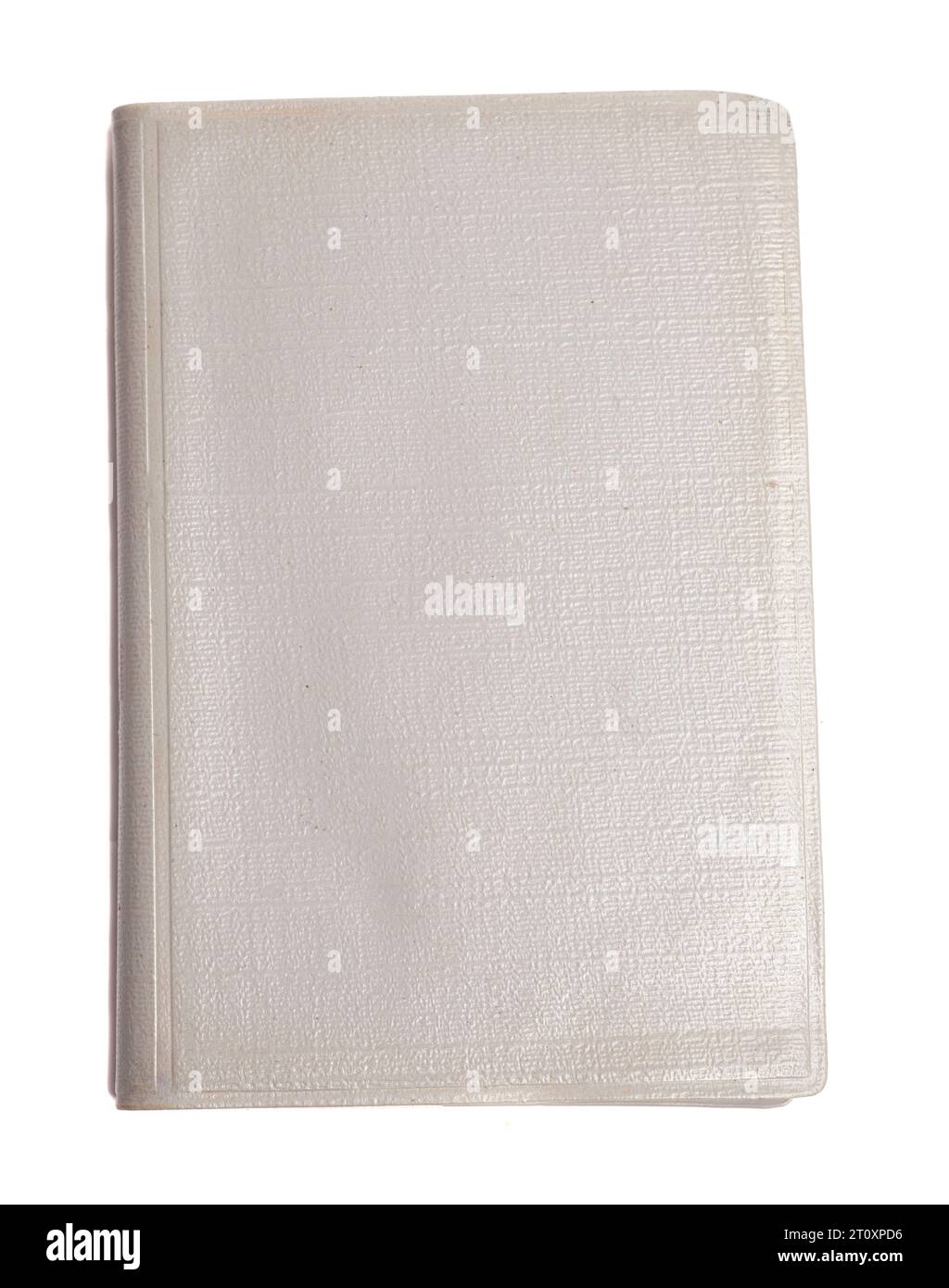 Closed old notepad from 80s isolated on white background Stock Photo ...