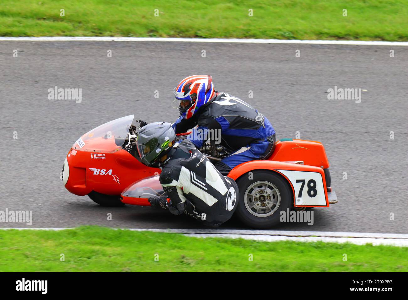 Vintage motorbike racing Stock Photo - Alamy