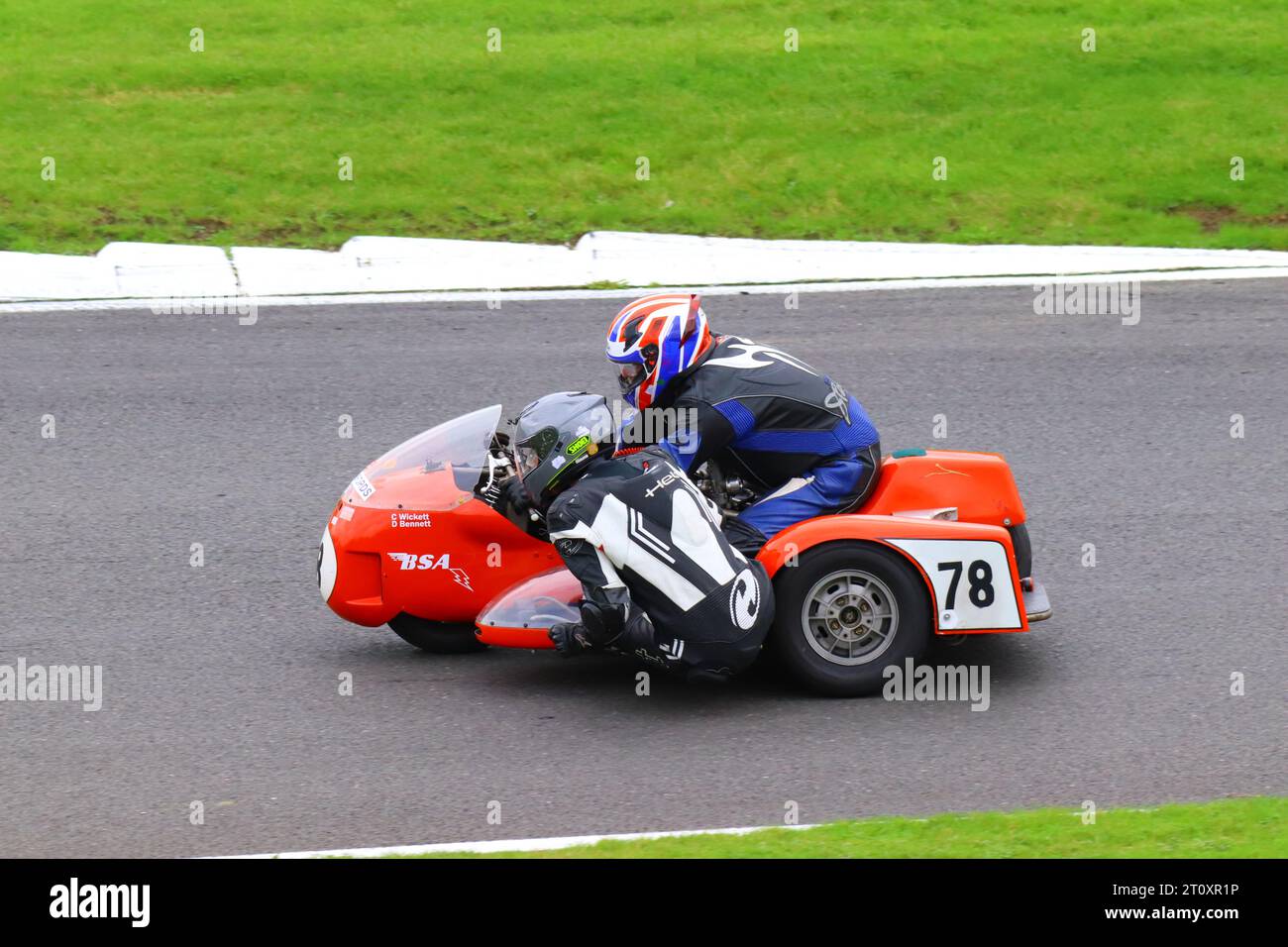 Vintage motorbike racing Stock Photo - Alamy