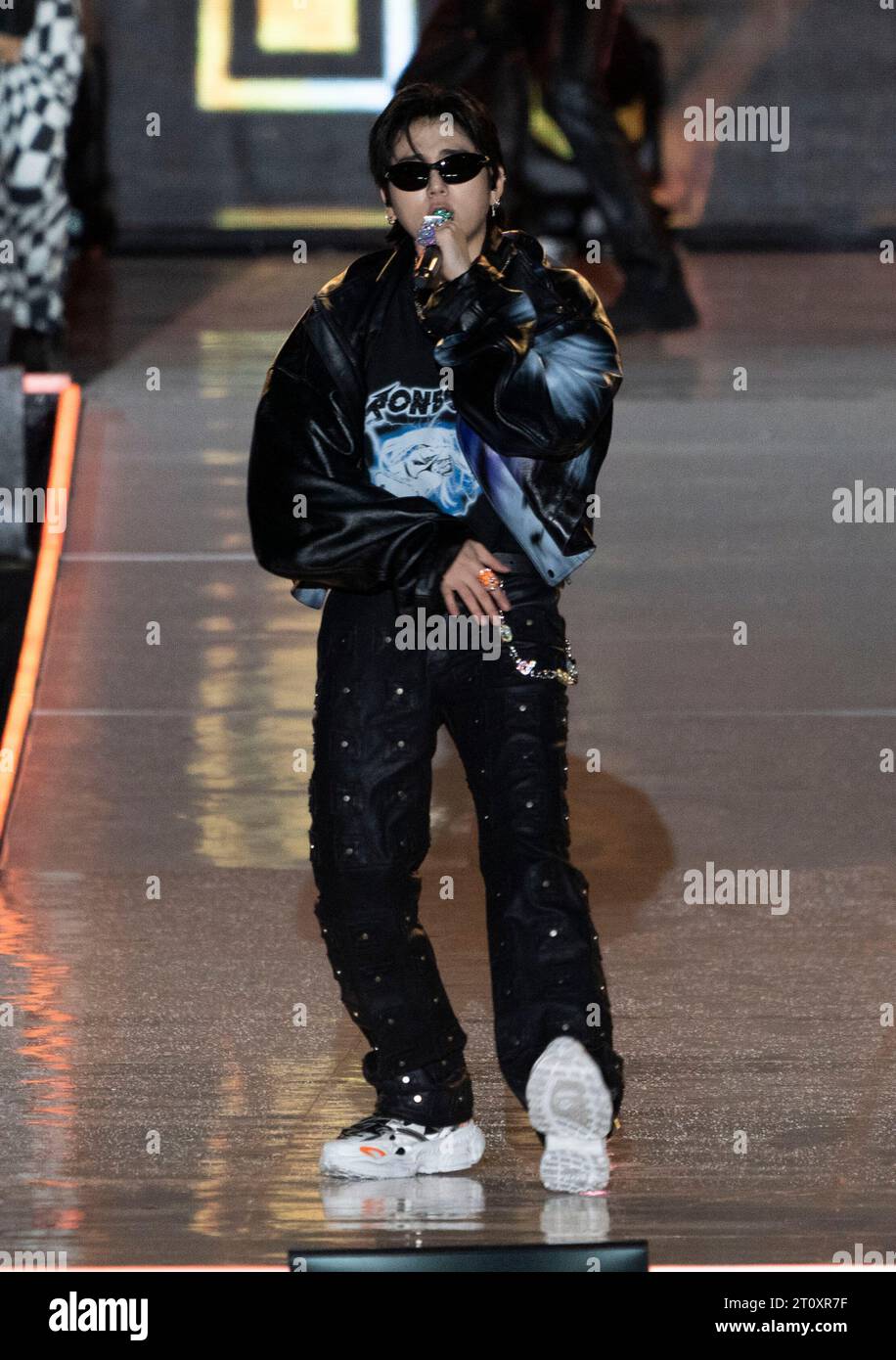 Seoul, South Korea. 8th Oct, 2023. South Korean raper ZICO, performs on ...