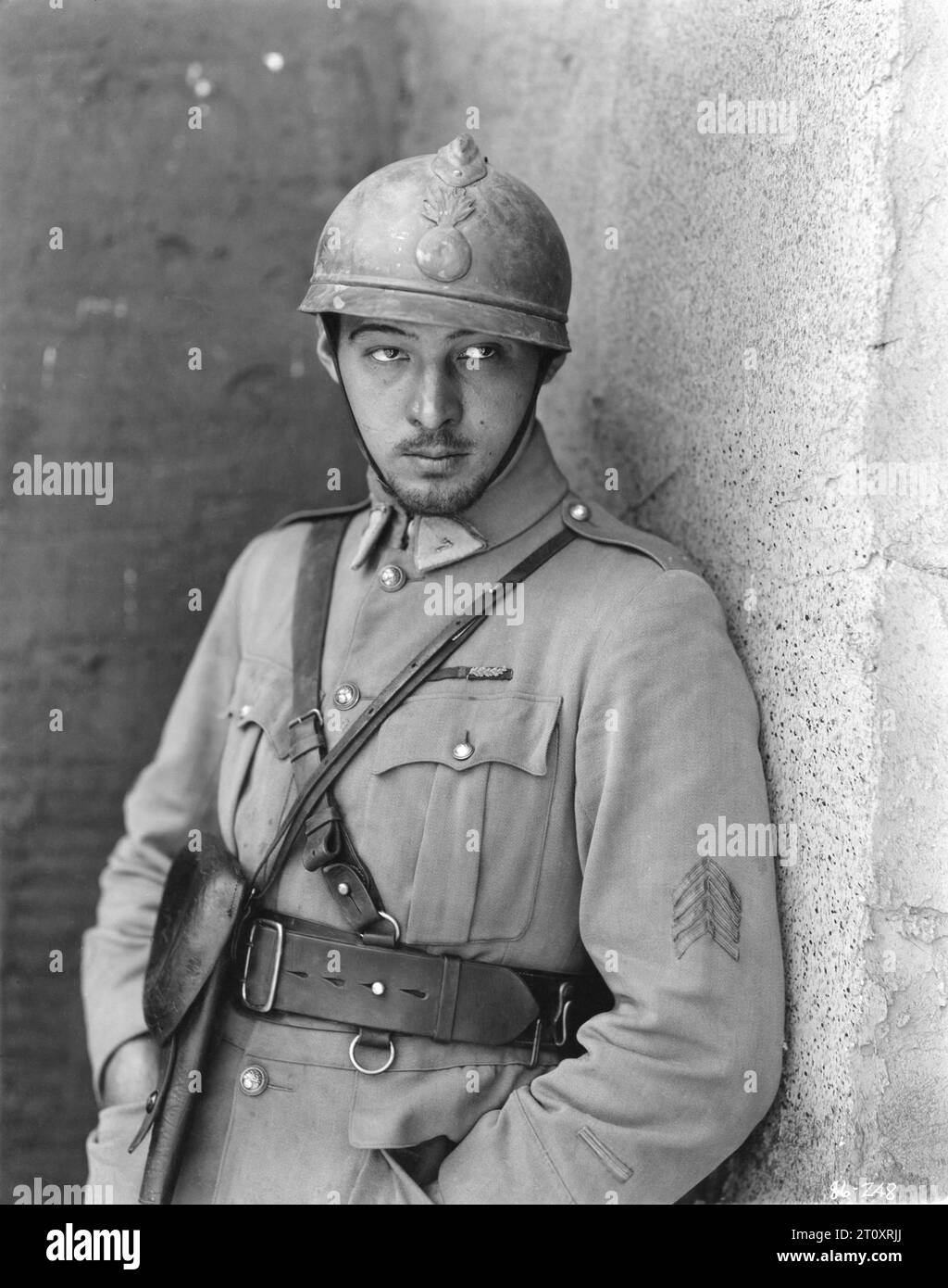 Portrait of Legendary Silent Film Star RUDOLPH VALENTINO in the role of ...