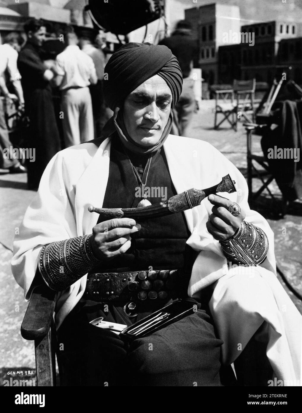 CONRAD VEIDT Candid Portrait taken on the set of THE THIEF OF BAGDAD ...