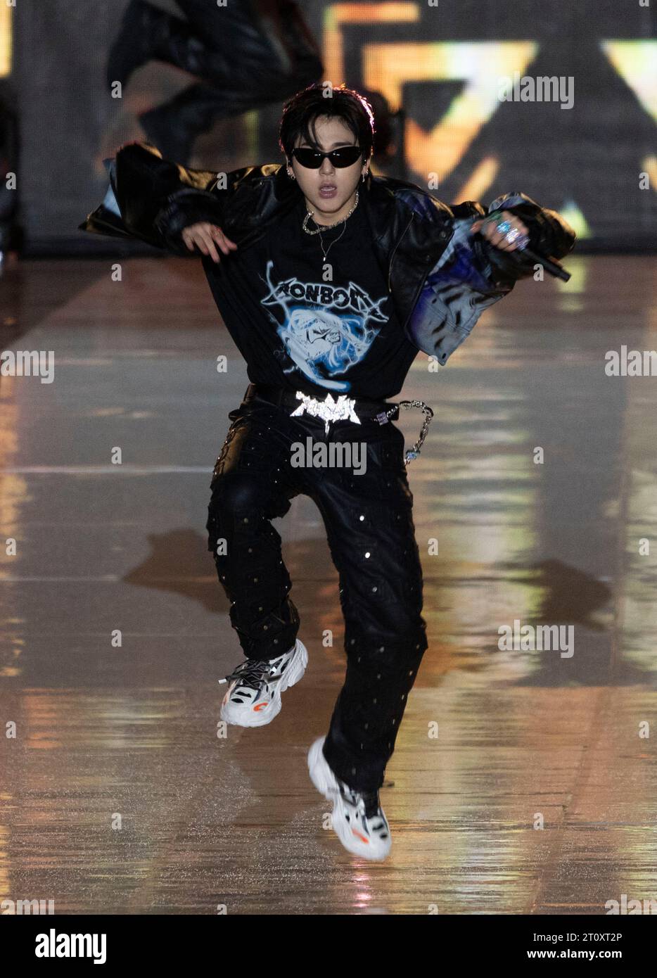 Seoul, South Korea. 8th Oct, 2023. South Korean raper ZICO, performs on ...
