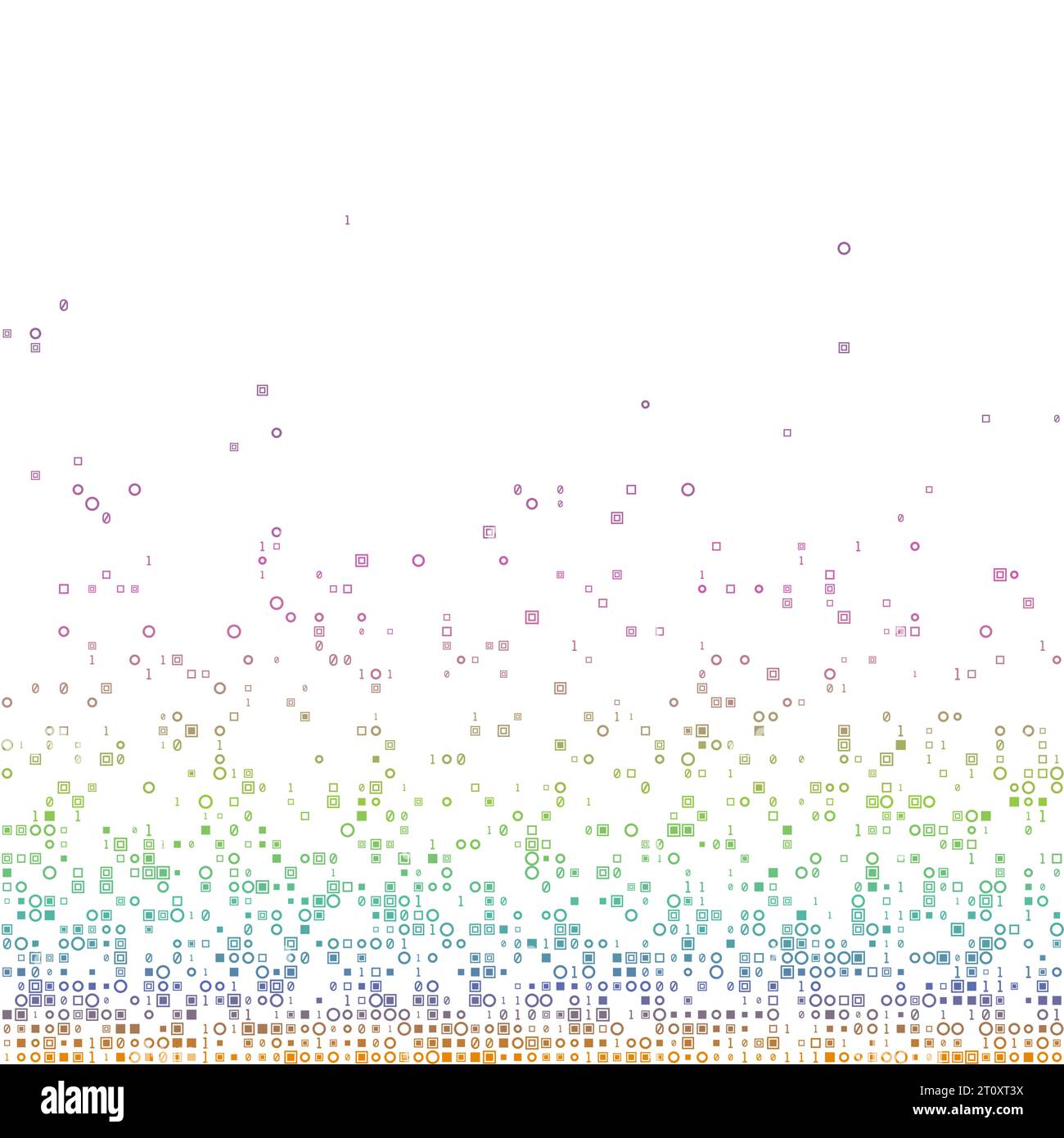 Appealing geometric matrix background in vivid colors. Attractive ...