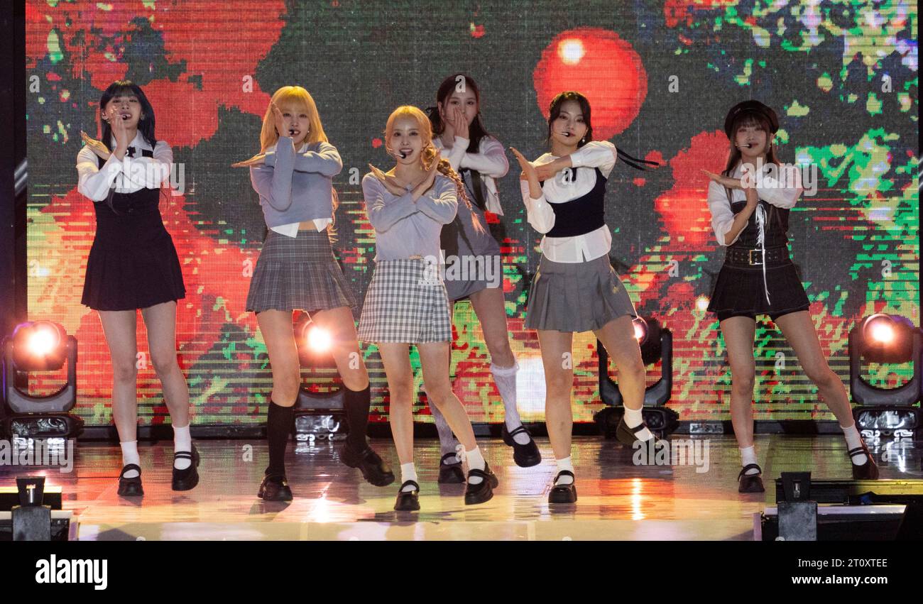 Seoul, South Korea. 8th Oct, 2023. South Korean K-Pop girl group Stacy ...