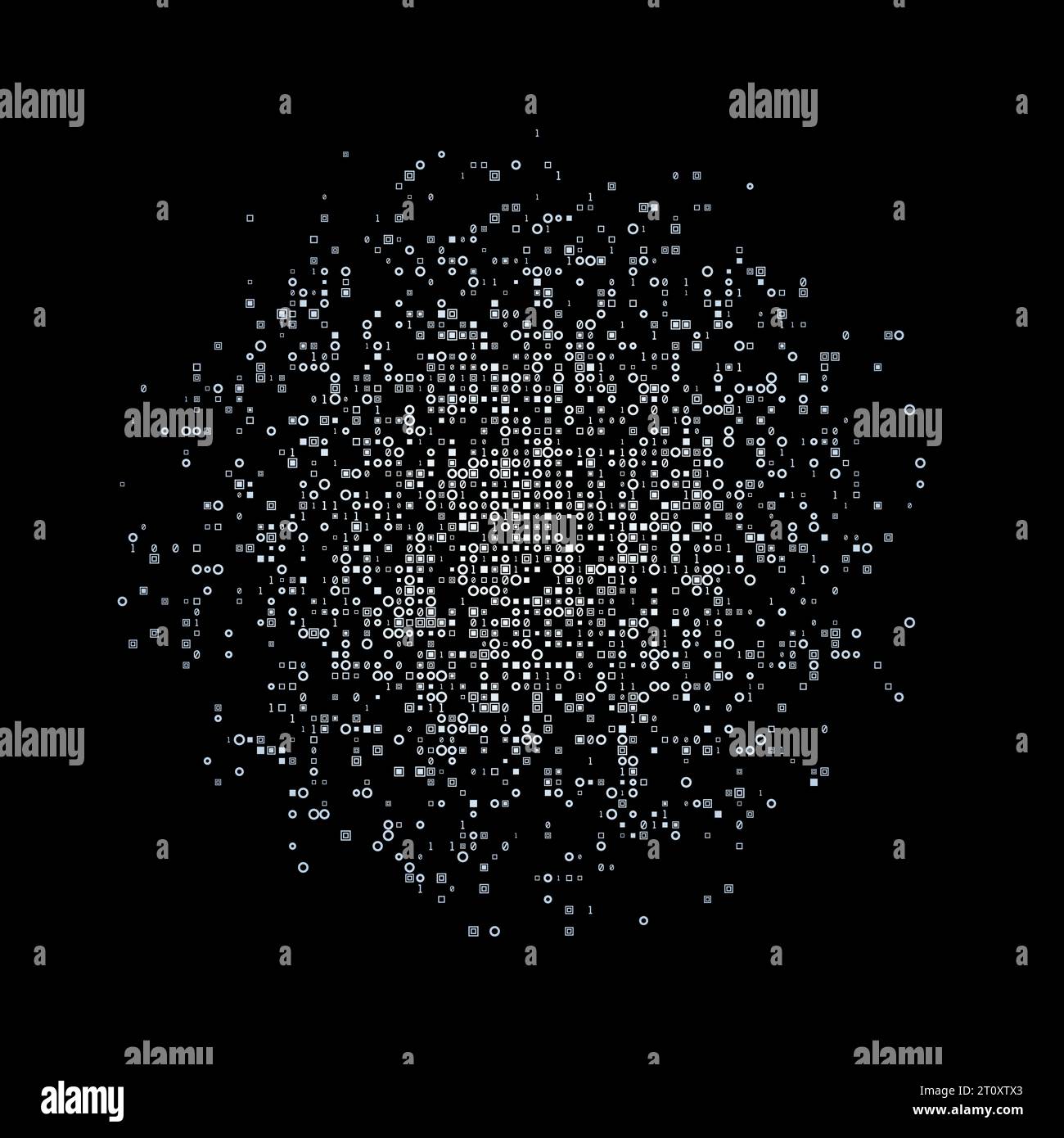 Amazing geometric matrix background in blue purple colors. Trendy ...