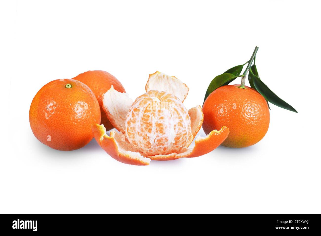 Close up tangerines on Cut Out Stock Images & Pictures - Alamy
