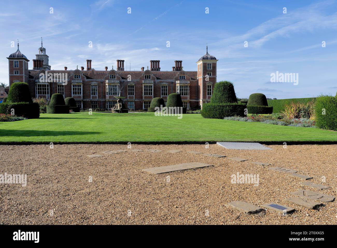 The gardens of blickling hall Stock Photo - Alamy