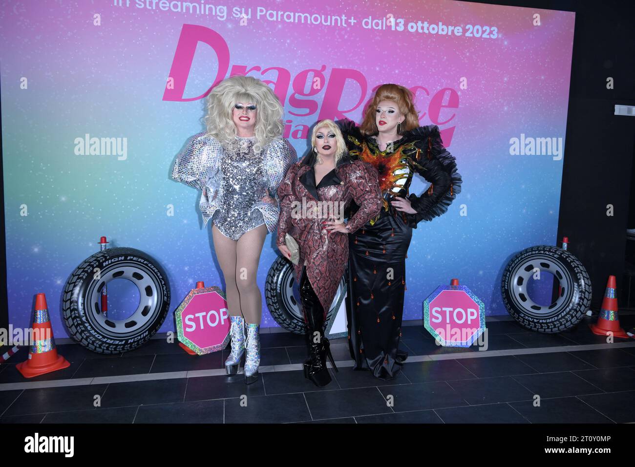 Milan, Italy. 09th Oct, 2023. Milan, Photocall Drag Race Italy ...