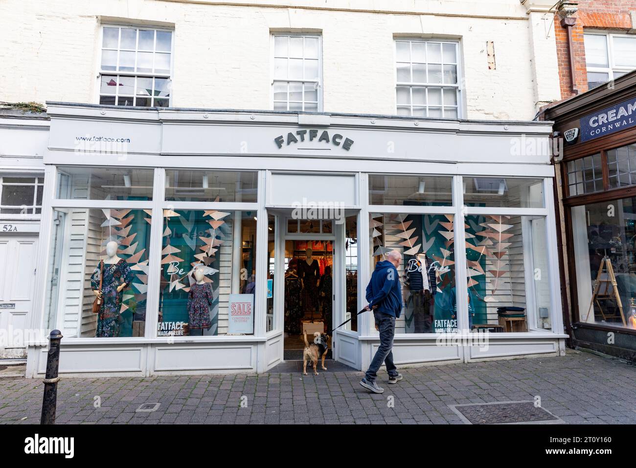 Fatface clothing store in Falmouth high street,Cornwall,England,UK ...