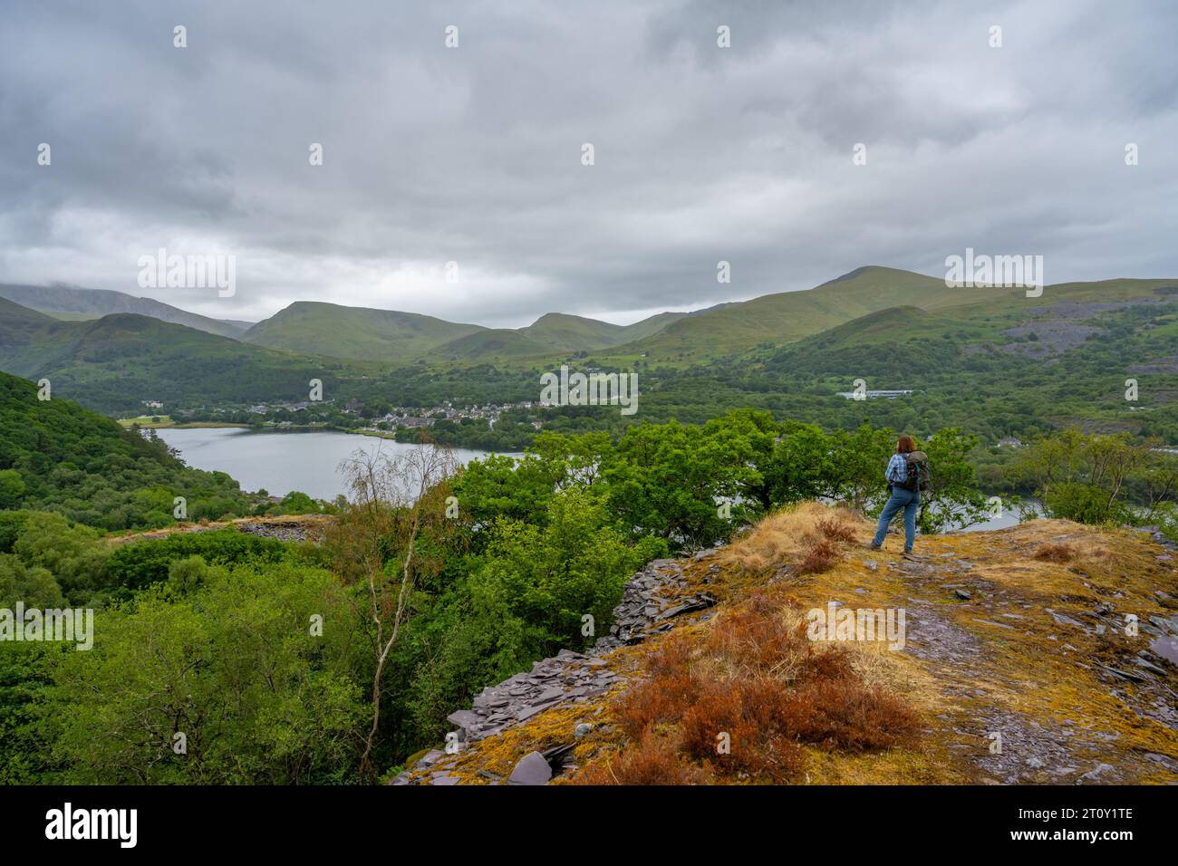 Eryri lake hi-res stock photography and images - Alamy