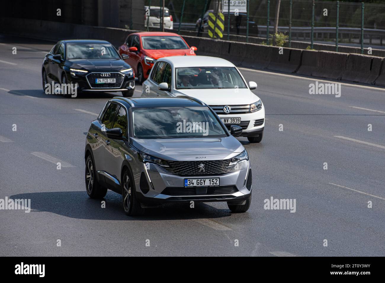 ISTANBUL, TURKEY - APRIL 29, 2023: Istanbul vehicle traffic ...