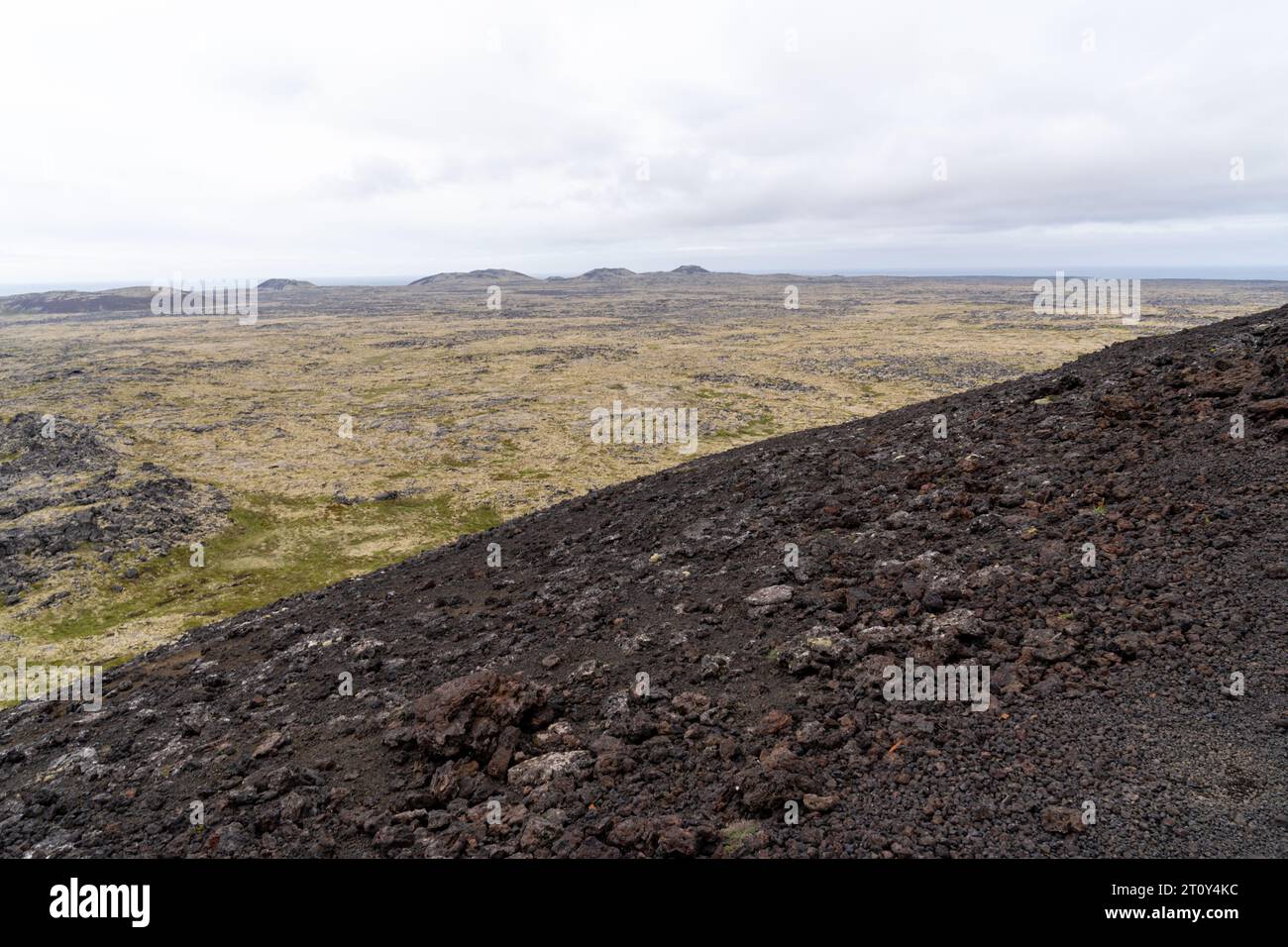 Saxholl crater stairway hi-res stock photography and images - Alamy