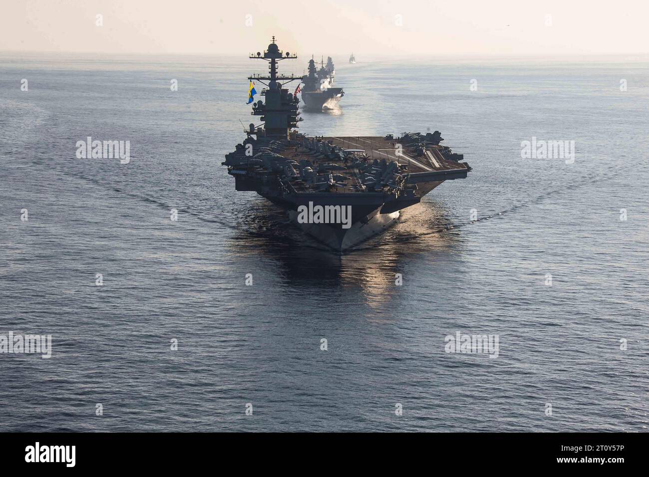 Ionian Sea, United States. 04th Oct, 2023. The U.S. Navy Ford-class ...