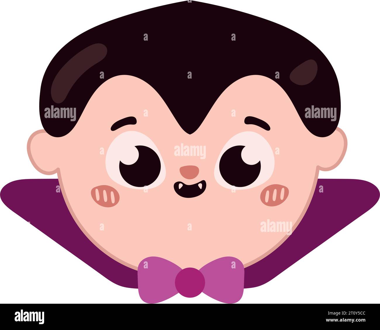 halloween kawaii vampire vector isolated Stock Vector Image & Art - Alamy
