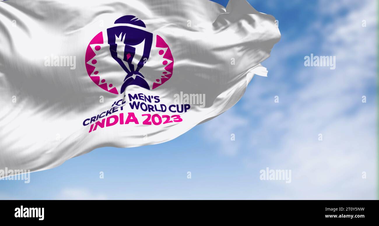 Ahmedabad, IN, October 8 2023; ICC Men Cricket world cup India 2023 ...