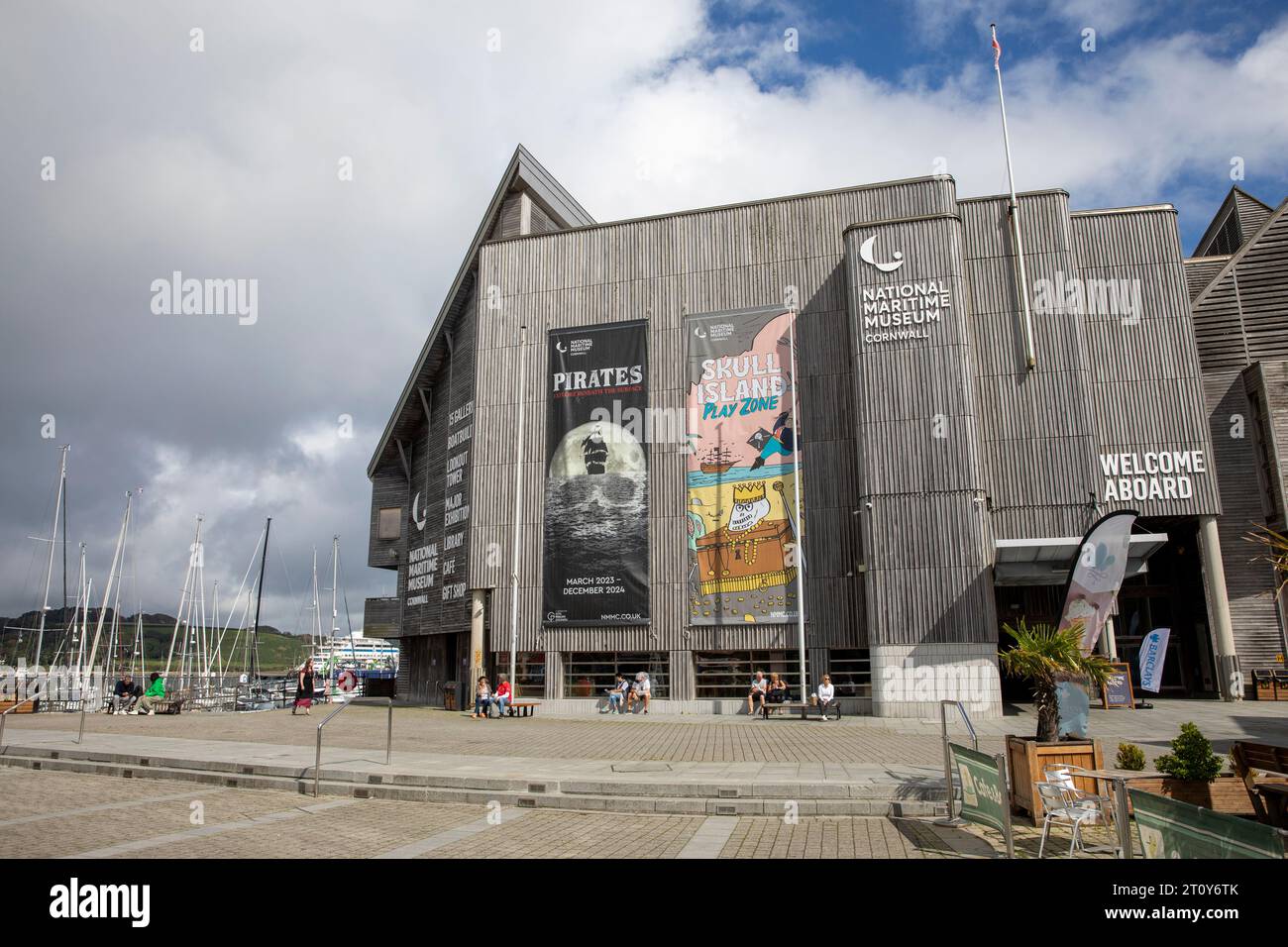 National Maritime Museum building in Falmouth Cornwall, exhibitions, shops,history and ...
