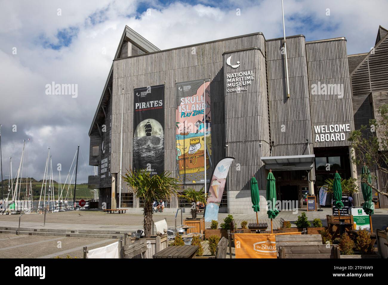 National Maritime Museum building in Falmouth Cornwall, exhibitions, shops,history and ...