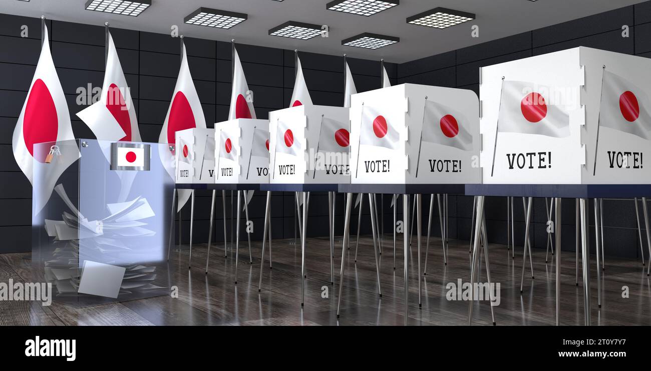 Japan election ballot box hi-res stock photography and images - Alamy