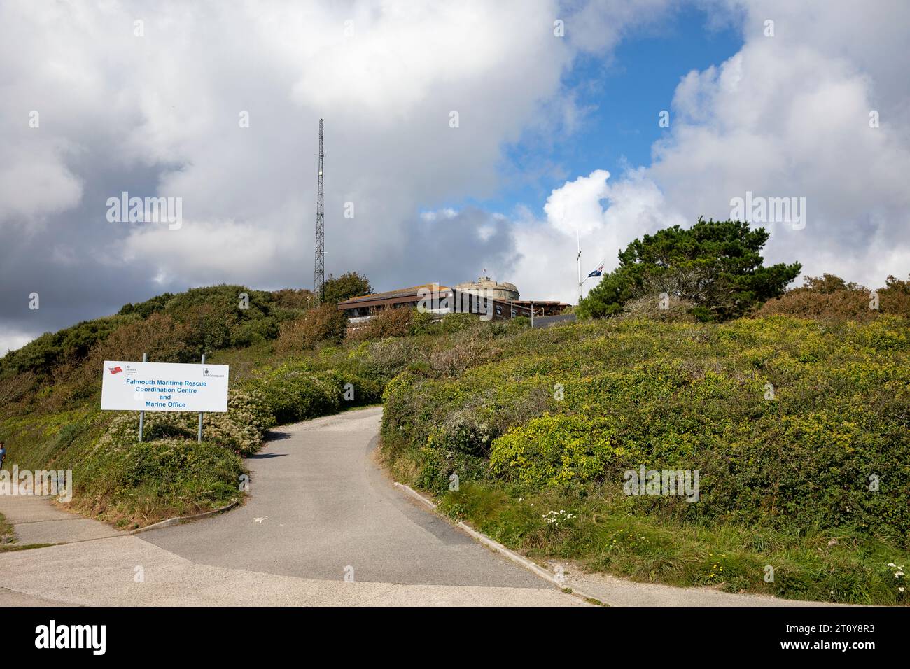 Falmouth maritime rescue coordination centre Stock Photo - Alamy