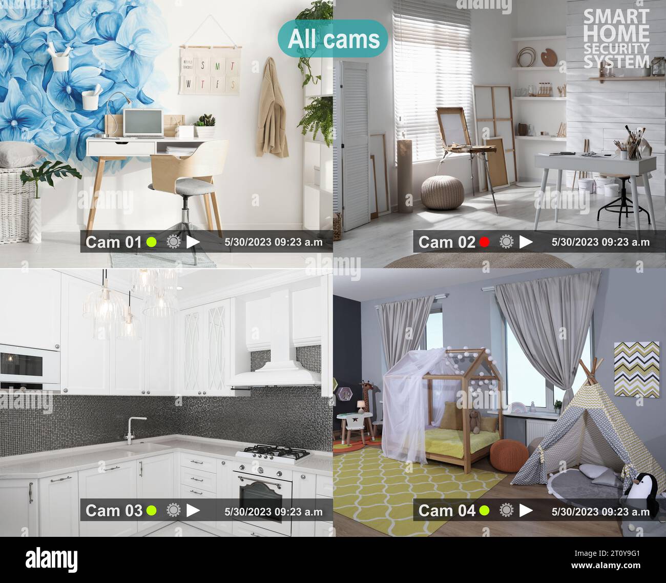 Surveillance camera bedroom hi-res stock photography and images - Alamy