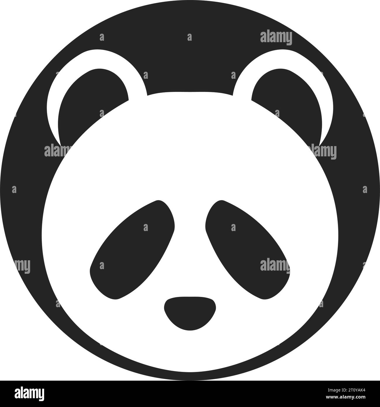 Panda brand identity Black and White Stock Photos & Images - Alamy