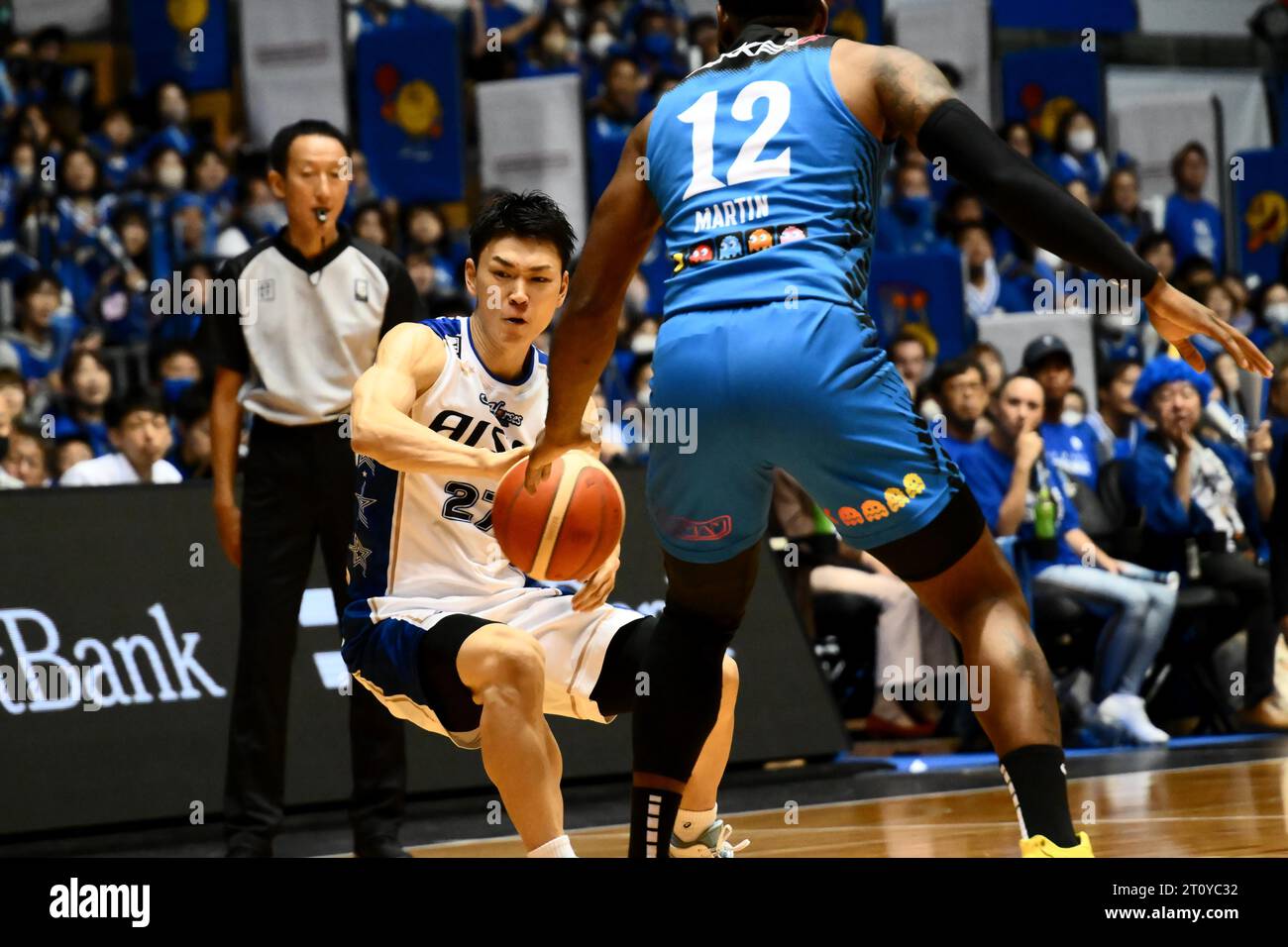 Kosuke Ishii (Seahorses), OCTOBER 8, 2023 - Basketball : 2023-24 B.LEAGUE B1 game between ...