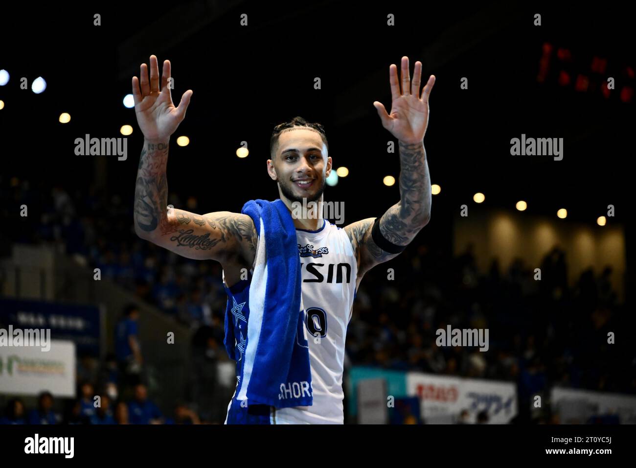 Zach Auguste (Seahorses), OCTOBER 8, 2023 - Basketball : 2023-24 B ...