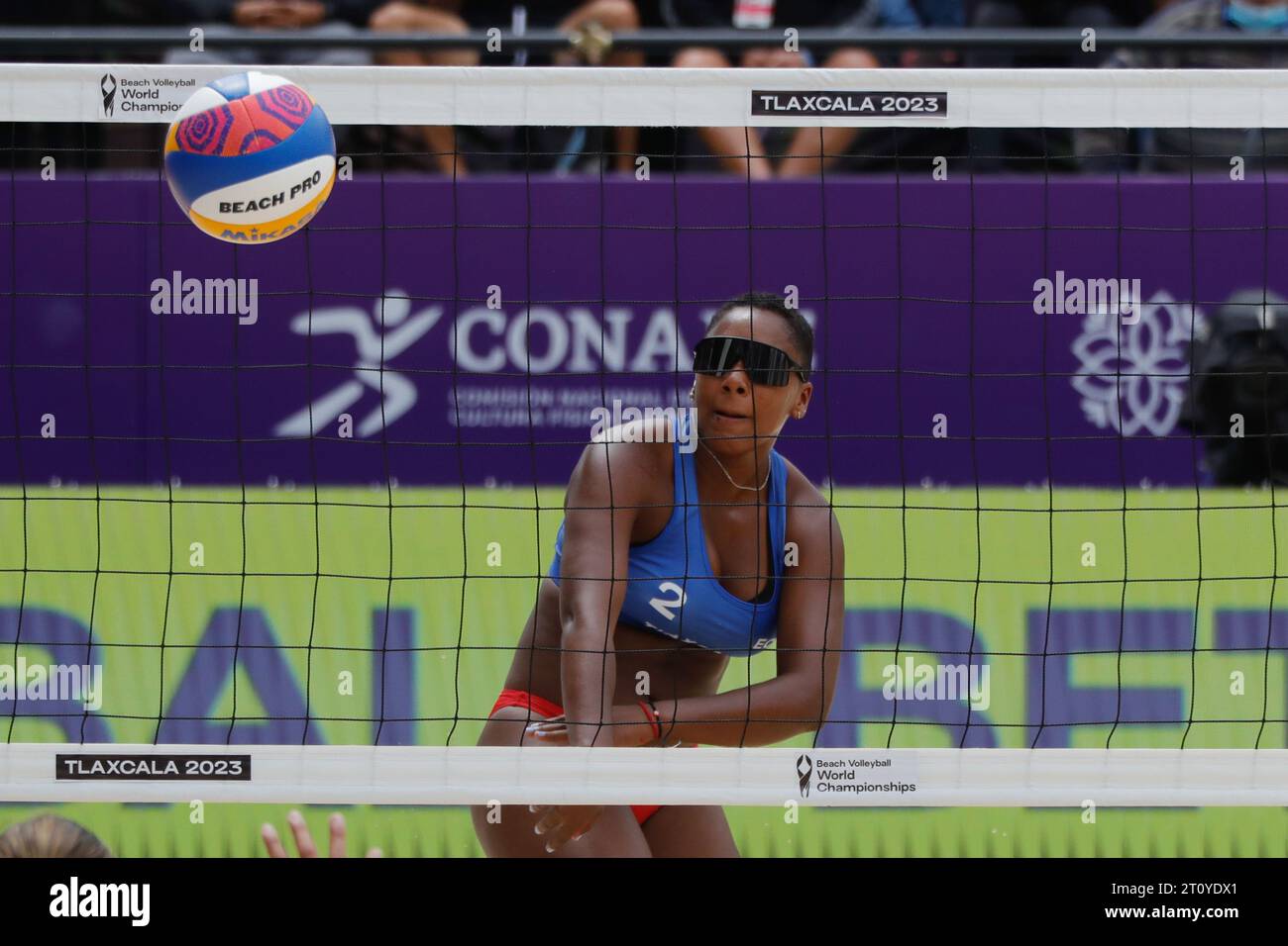 Tlaxcala, Mexico. 9th Oct, 2023. Karelys Simisterra Ortiz (2) of ...