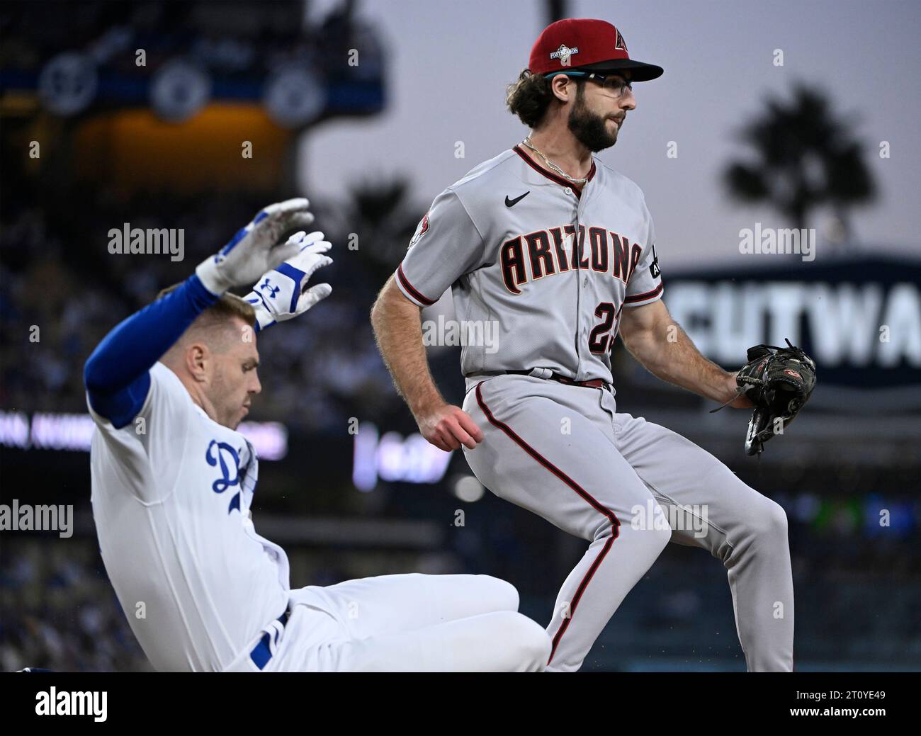 Los Angeles, United States. 09th Oct, 2023. Los Angeles Dodgers first ...