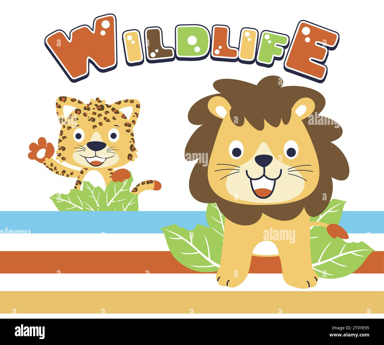 Funny lion Stock Vector Images - Alamy