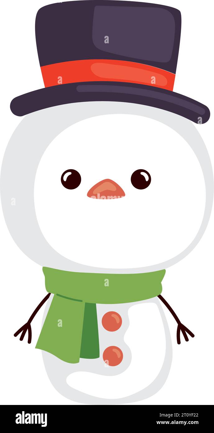 christmas character snowman Stock Vector Image & Art - Alamy
