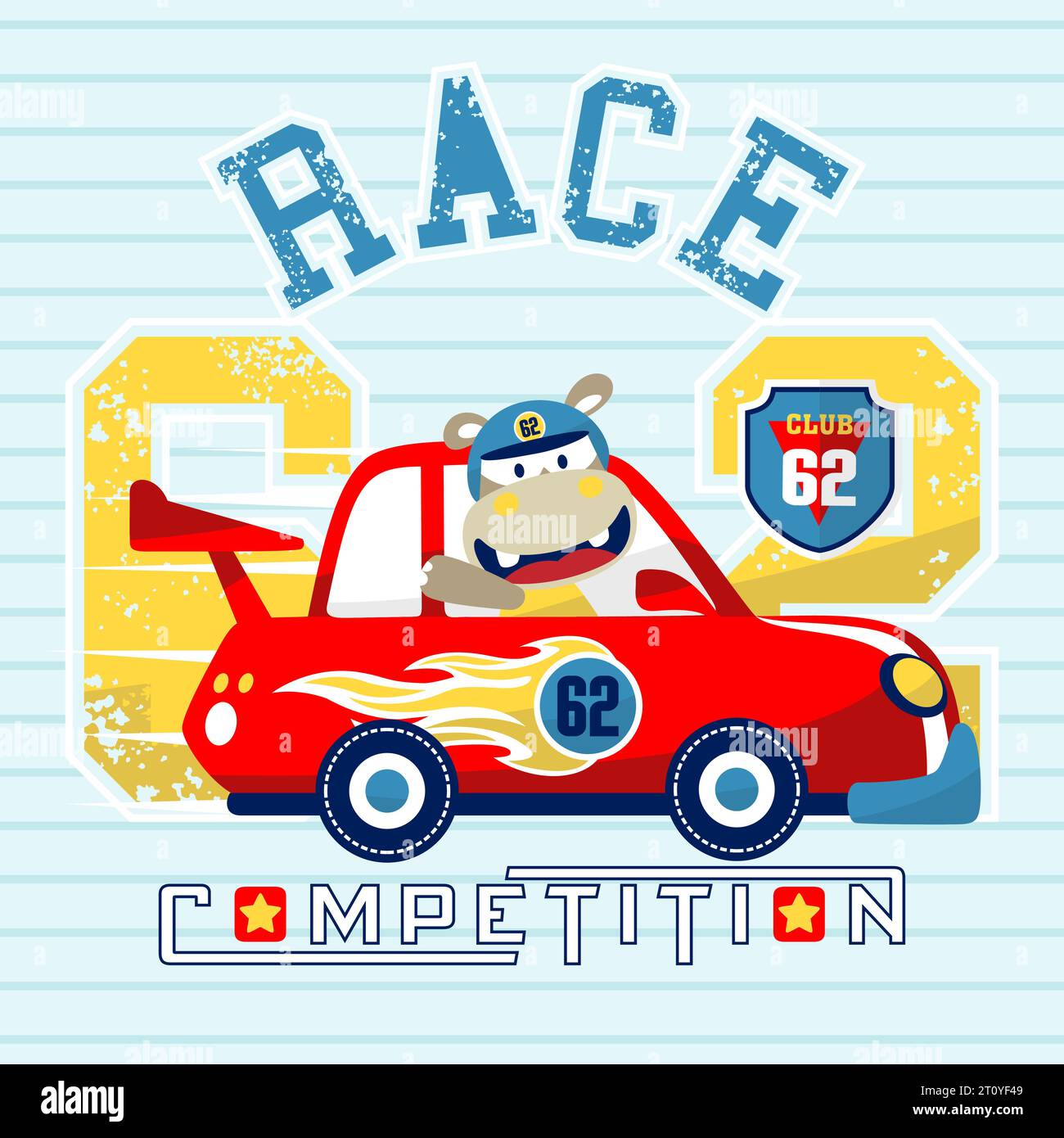 Cartoon animals play race hi-res stock photography and images - Alamy